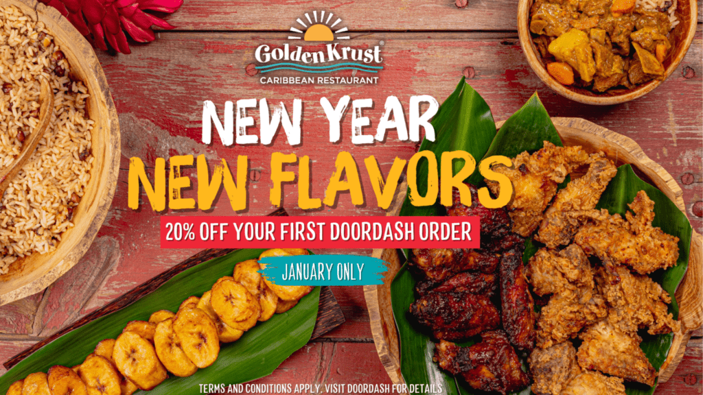 20% Off Your First DoorDash Order | Golden Krust